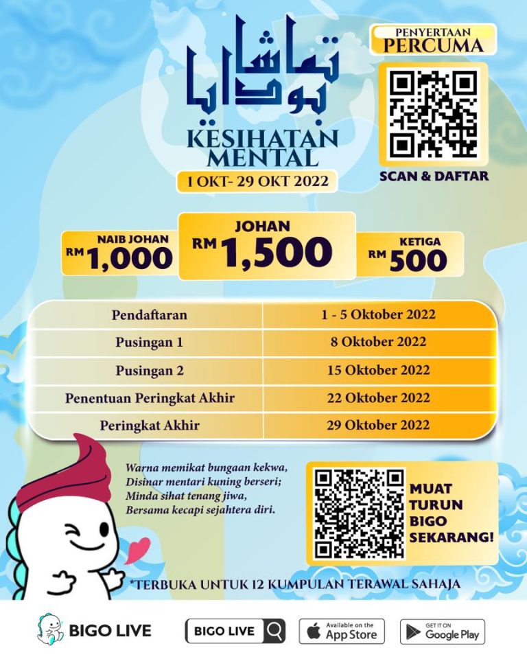 Bigo Live Malaysia Tingkat Kesedaran Kesihatan Mental dengan ...